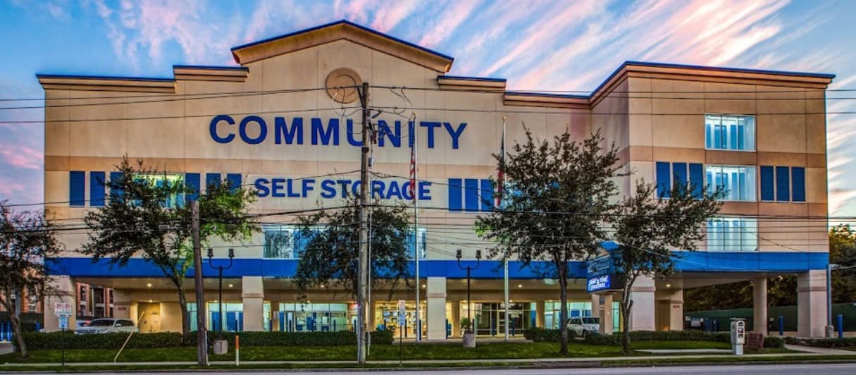 Storage facility Community Self Storage in Houston, TX