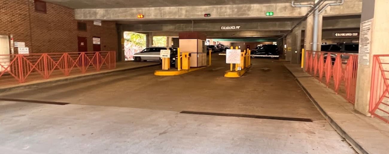 Secure parking at Wilmington Street Station Parking Garage in Raliegh, NC