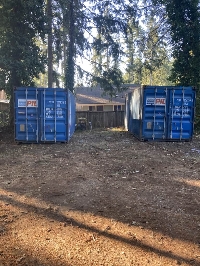 Container for rent 20' long.