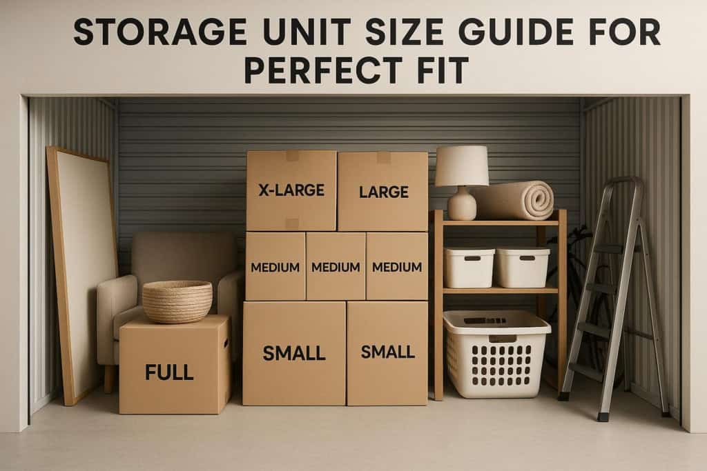 Storage Unit Size Guide for Perfect Fit